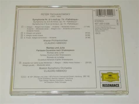 TCHAIKOVSKY CLAUDIO Abbado Symphony No 6 Pathétique Romeo
