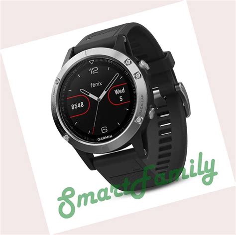 FENIX 5 серебристые – смарт часы от компании GARMIN, SmartFamily