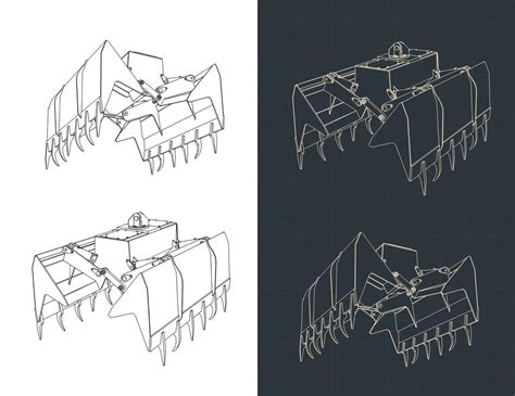 Gantry Crane Grab Drawings 46421105 Vector Art At Vecteezy