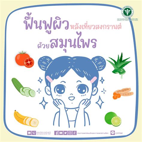 เปิด 6 สูตร สมุนไพร ใกล้ตัว กู้ผิวโทรมหลังเล่นน้ำออกแดดหลังสงกรานต์