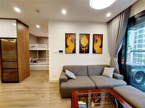 Thi công rèm cửa căn hộ 1 phòng ngủ S1 11 Vinhomes Ocean Park