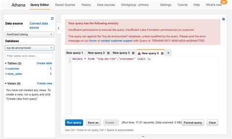 Anonymize And Manage Data In Your Data Lake With Amazon Athena And AWS Lake Formation AWS Big