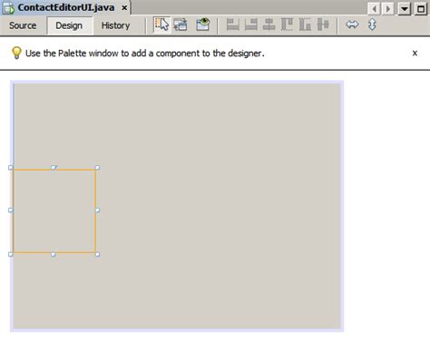 Designing A Swing Gui In Netbeans Ide