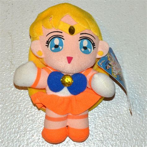 Sailor Venus 1990s Sailor Moon Plush Doll Stuffed Toy Japanese