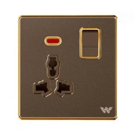 Pin Universal Socket With Switch