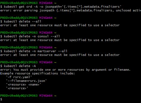 Azure How To Cleanup Namespace In Kubernetes Server Fault