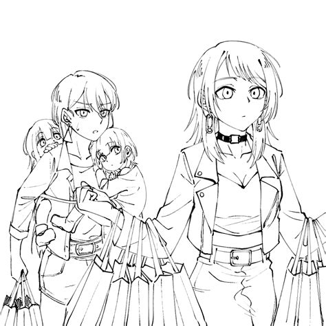 Shiina Taki And Yahata Umiri Bang Dream And 1 More Drawn By Doki