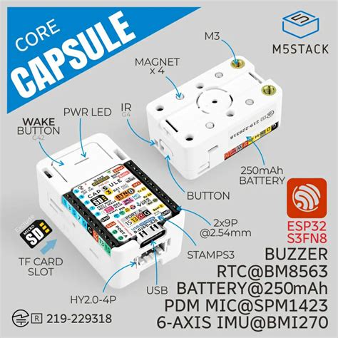 M5stack Capsule Kit With M5stamps3 M5stack Store