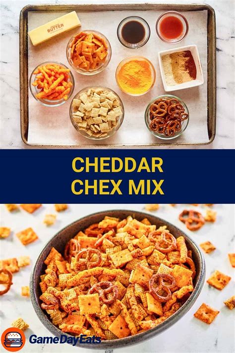 Cheddar Chex Mix The Ultimate Game Day Snack