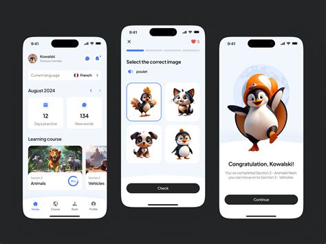 🐧 mimo language learning app by alvian teddy cahya putra 👨🏻‍🎨 for