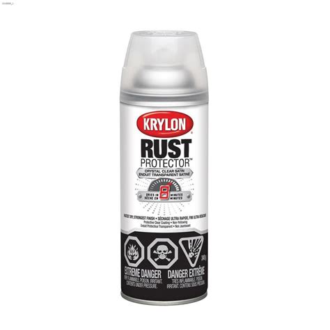 Krylon Rust Protector Crystal Clear Satin