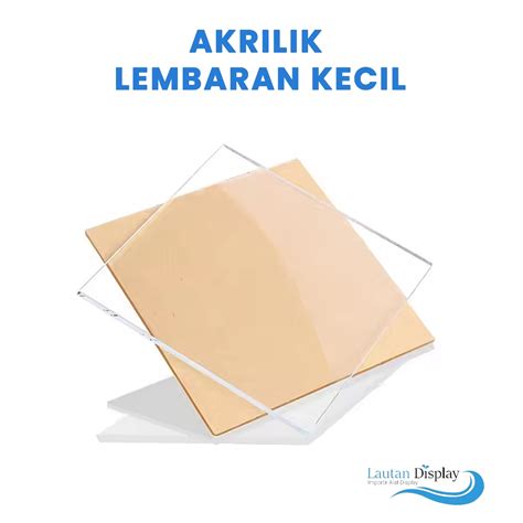 Jual Akrilik Lembaran Bening Acrylic Diy Potongan Display Transparan