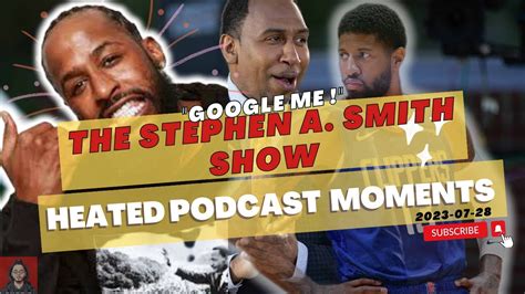 Stephen A Smith Goes Off 📢 Roasts Podcast Ps Co Host Jackie Long 😂