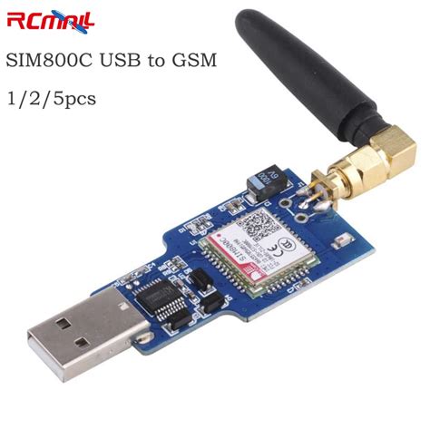 Sim800c Usb Gsm Serial Gprs Board On Board Ch340t Built In