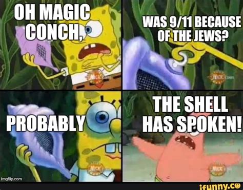 Spongebob Conch Meme
