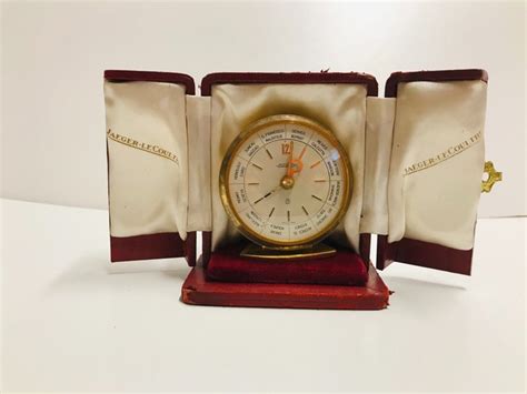 Jaeger Lecoultre 8 Day World Time Alarm Clock Brass Catawiki