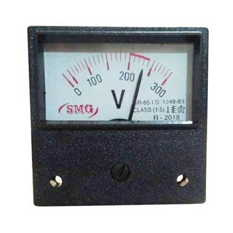 Smg Analog Panel Voltmeter At ₹ 50unit In New Delhi Id 19641719248