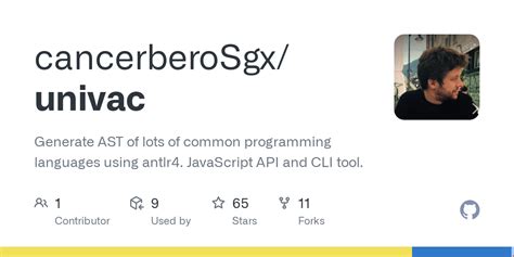 Github Cancerberosgx Univac Generate Ast Of Lots Of Common