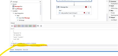 Getting Error Apitestxaml Bc30574 Option Strict On Disallows Late