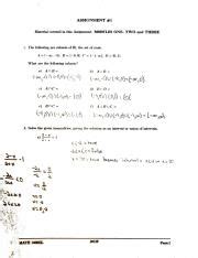 Assignment 1 Calculus 1 Pdf Course Hero