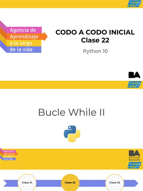 Clase 22 Python 10 Bucle While Ii Pdf Python Lenguaje De