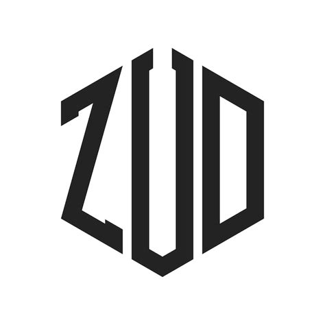 Premium Vector Zud Logo Design Initial Letter Zud Monogram Logo Using