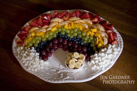 76365 Rainbow Fruit Tray With A Pot Of Gold For St Patricks Day