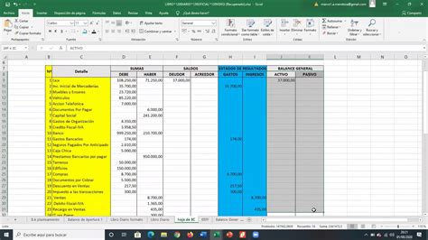 Hoja De Trabajo De 8 Columnas Parte 1 YouTube
