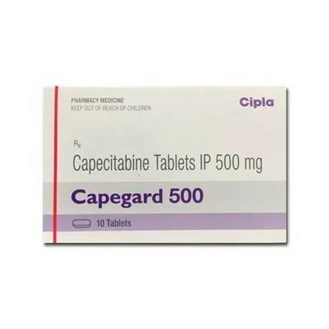 Cipla CAPECITABINE 500 mg, 1*10 Tablets, Prescription, Rs 717 /strip ...