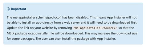 App Installer Error Codes · Issue 271 · Microsoftdocsmsix Docs · Github