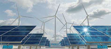 Solar Cell Plant And Wind Generators In Urban Area Connected To Smart