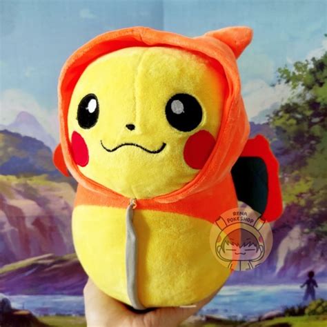 Jual Boneka Pokemon Pikachu Costume Charizard Shopee Indonesia