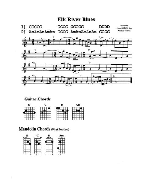 Elk River Blues Pdf