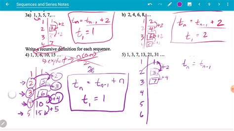 Recursive Formulas Youtube