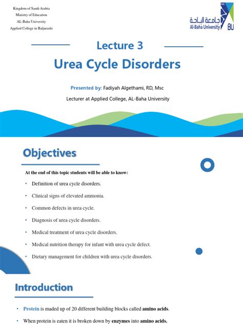 Lecture 3 Urea Cycle Disorders Download Free Pdf Arginine Metabolism