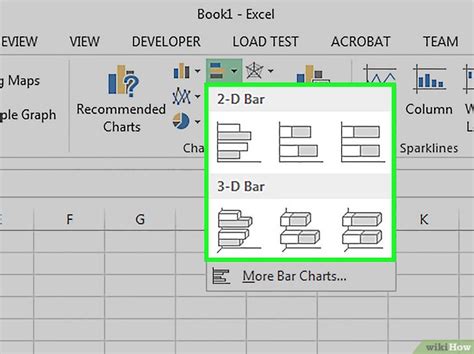 Cómo hacer un gráfico de barras en Excel Pasos