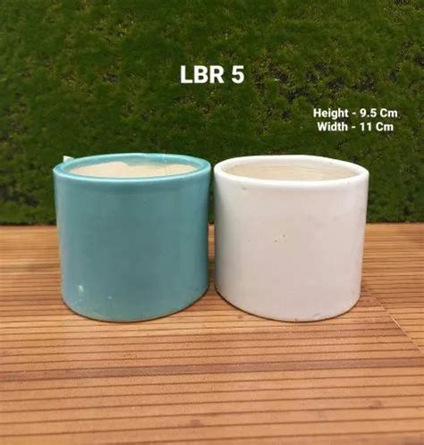 White Glazing Ceramic Flower Pot For Interior Decor At Rs In Kozhikode