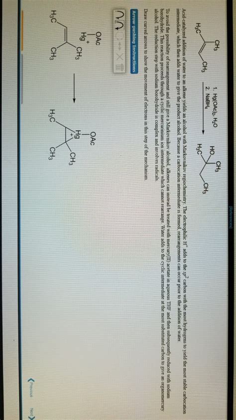 Solved Formula For The Major Organic Product Of The