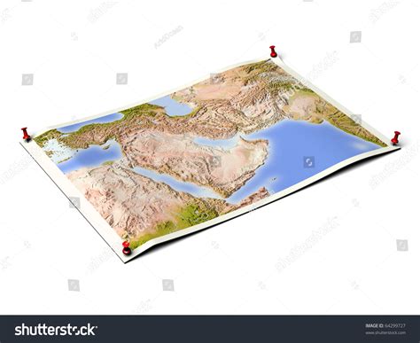 Palestine On Unfolded Map Over 2 Royalty Free Licensable Stock
