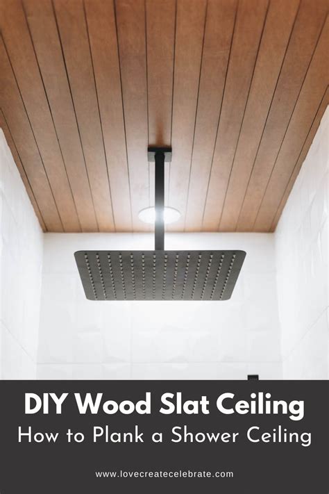 Diy Wood Ceiling [in Our Shower ] Lindi And Russ