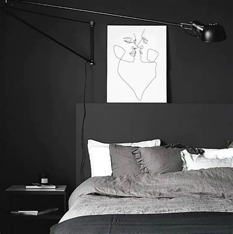 Couple Line Art Erotic Art One Line Drawing Sexy Poster Etsy In 2022