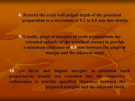 Principle Of Tooth Preparationpptx