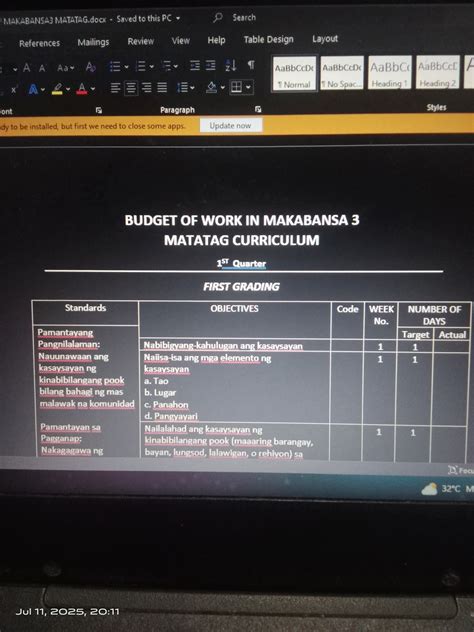 Deped Matatag Grade 2 Complete Files Budget Of Work Facebook