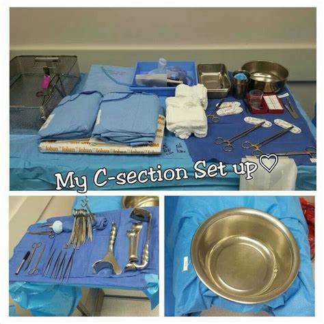 C Section Set Up Scrub Pinterest