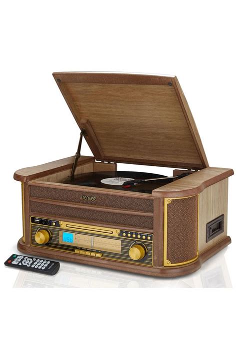 Speakers And Sound Systems Vintage Retro Bluetooth Cd Cassette Record Player Fm And Usb Hifi