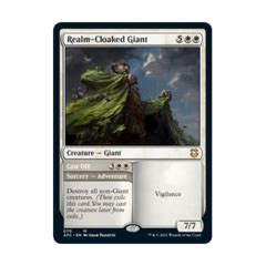 Realm Cloaked Giant Mr Mtg Commander Adventures In The Forgotten