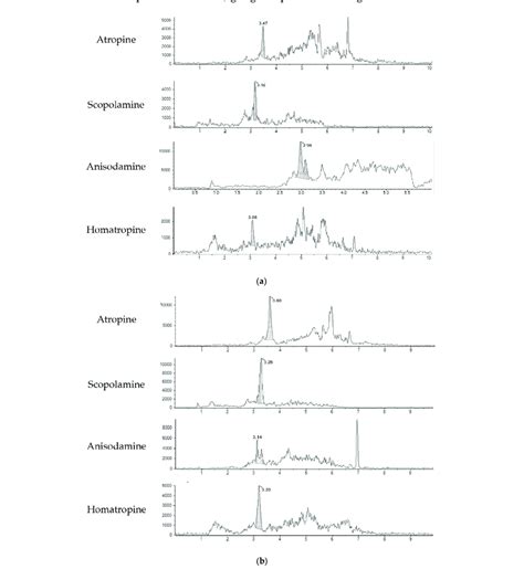 A Chromatograms Of Blank Green Tea Sample Spiked At Loq Level For