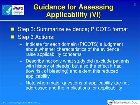 Ppt Systematic Review Module 8 Assessing Applicability Powerpoint