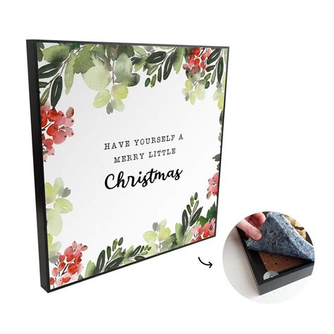 Muchowow Akustikplatte Weihnachten Zitat Aquarell 1 St Malerei