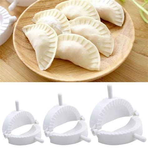 3pcs Dumpling Maker Mould Dough Press Meat Pie Pas Vicedeal